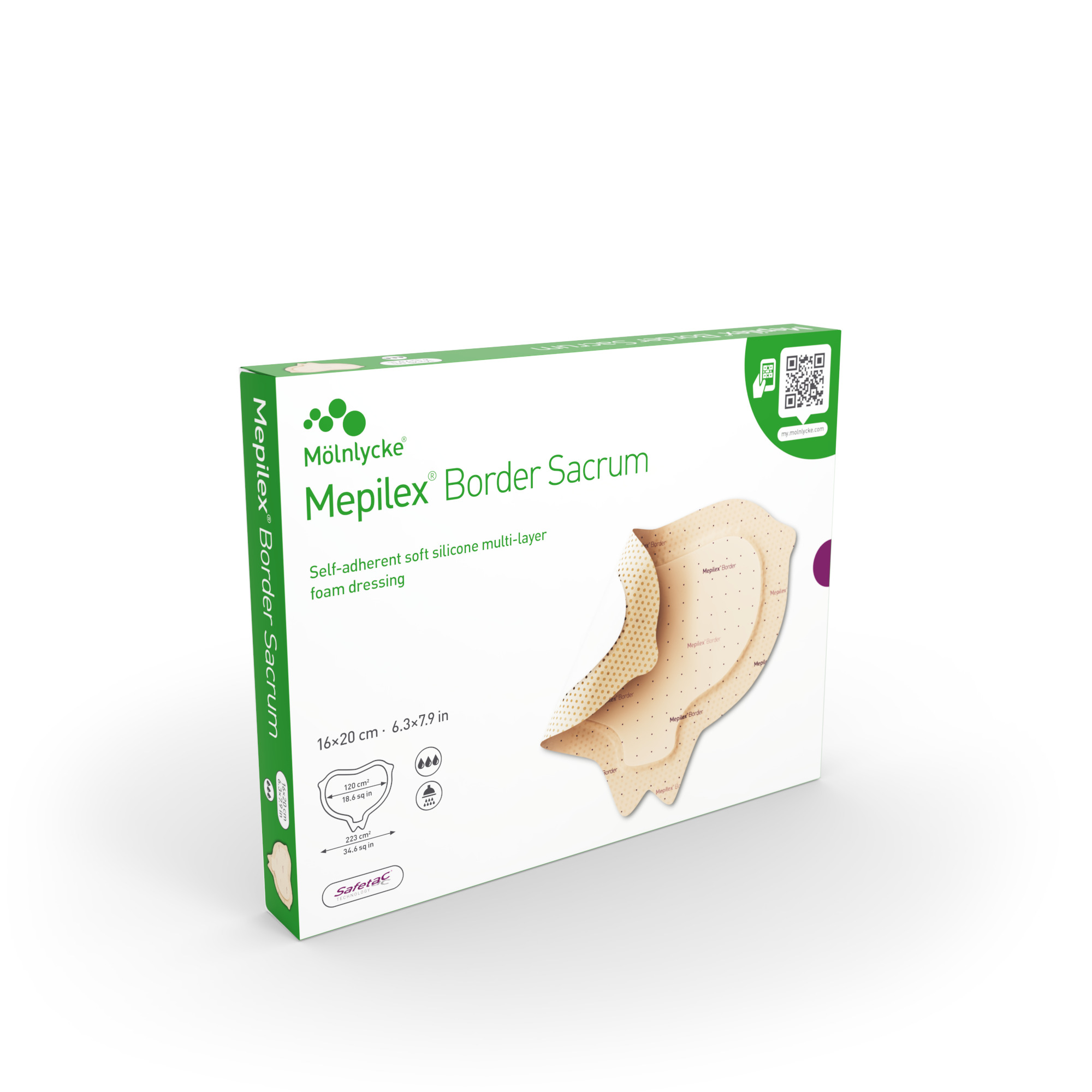 Mepilex Border Sacrum | Wound Care Handbook